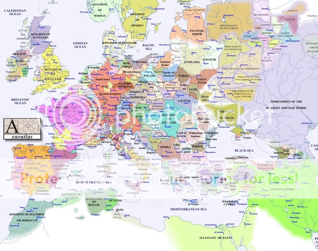 Map Of Europe 1100 Ad - United States Map