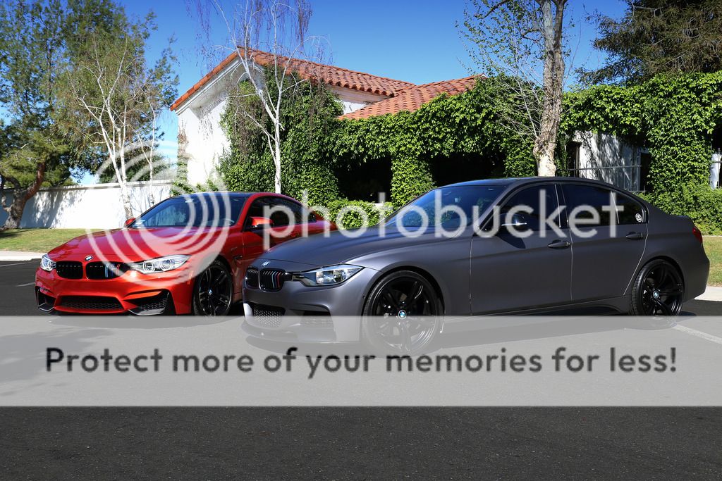 My F82 and my son's matte wrapped F30 | BimmerFest BMW Forum